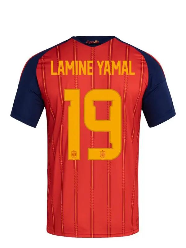 Adidas Spain 26 Home Yamal Jersey - Vivid Red / Soccr-seu-snx
