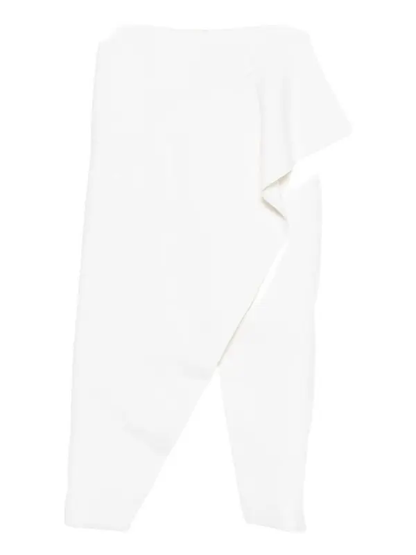 Khaite Jaia Wool Skirt - White