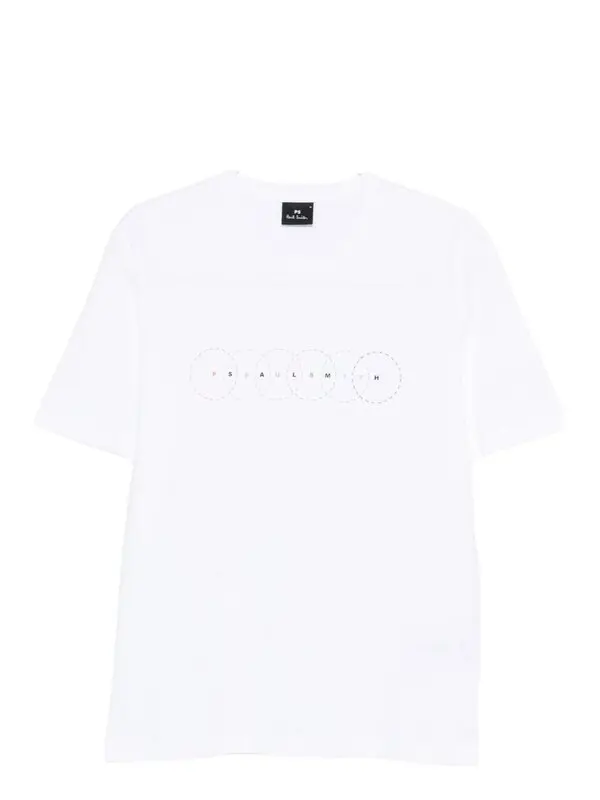 Paul Smith Circles Organic Cotton T-shirt - White