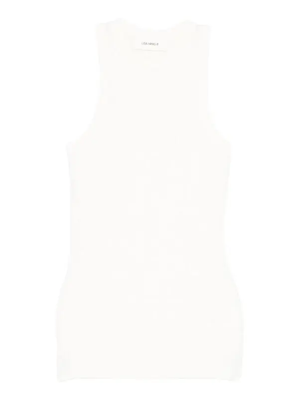 LISA YANG Amya Cotton And Cashmere Top - White
