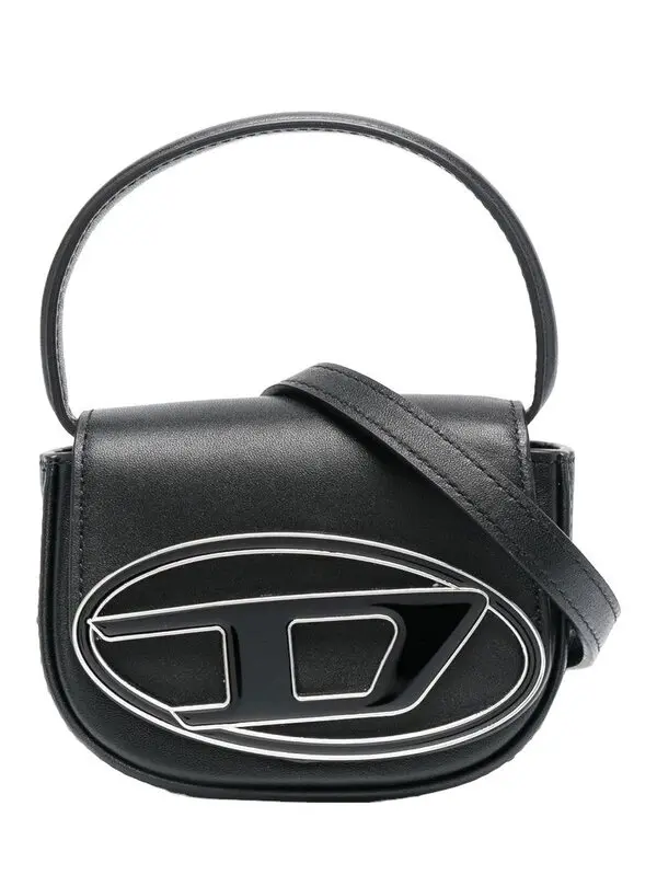 DIESEL® 1dr Xs Leather Mini Bag - Black