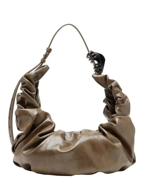 DIESEL Grab Large Hobo Bag - Brown