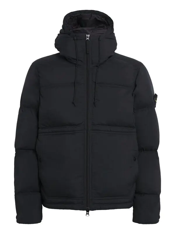 Stone Island Ripstop Down Puffer Jacket - Black