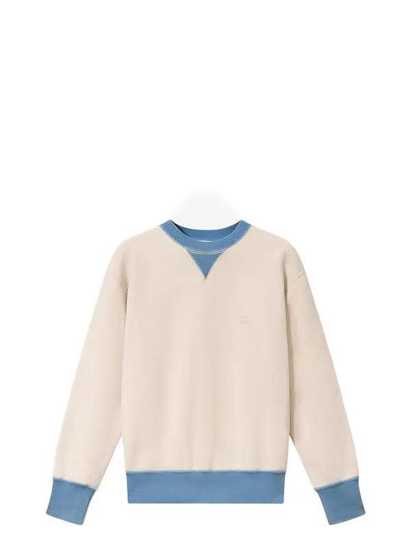 Isabel Marant Miker Cotton Sweatshirt - Ecru