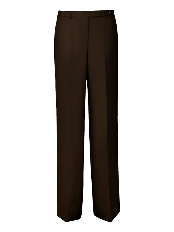 ANDIATA Katya Wide Leg Trousers - Brown