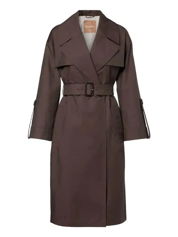 Max Mara The Cube Amour Trench Coat - Brown