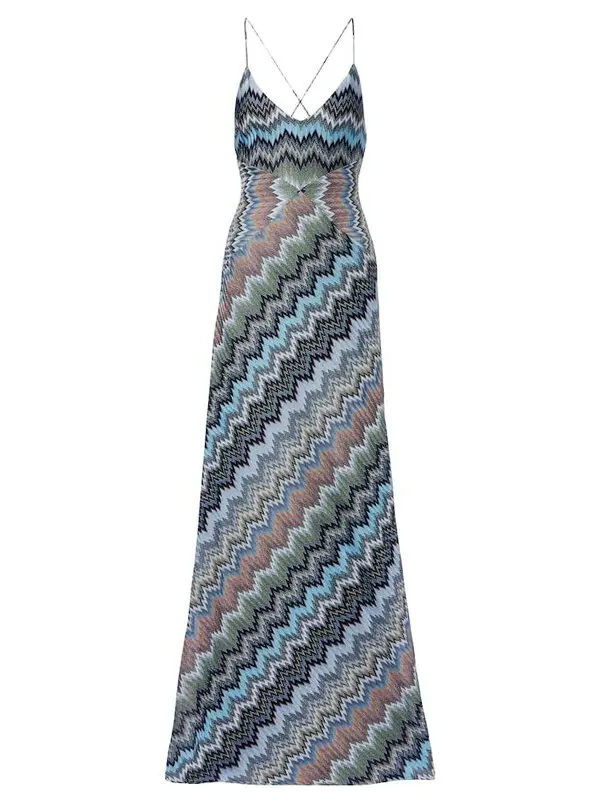 Missoni Zigzag Maxi Dress - Multicoloured