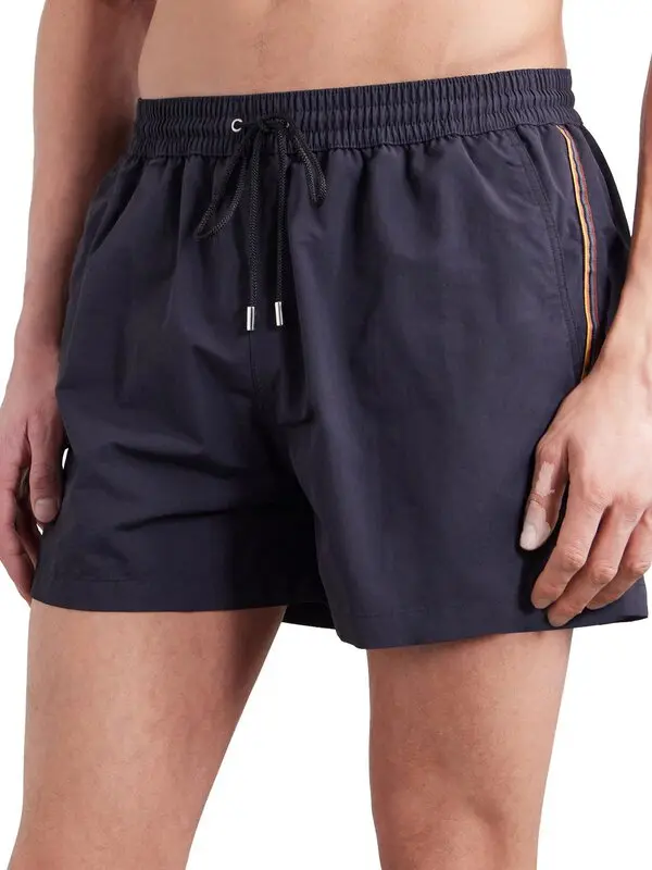 Paul Smith Straight-leg Short Swim Shorts - Black