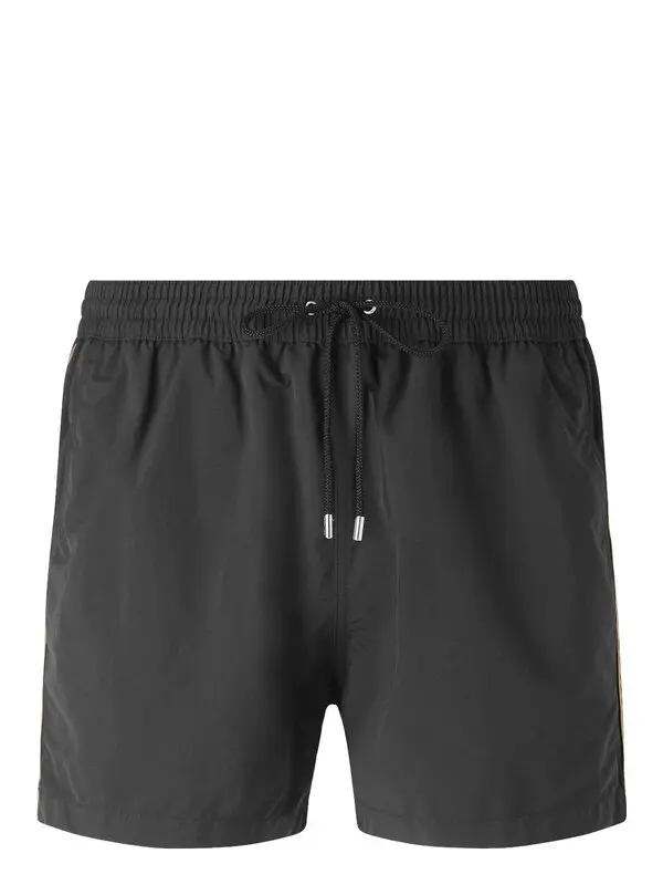 Paul Smith Straight-leg Short Swim Shorts - Black