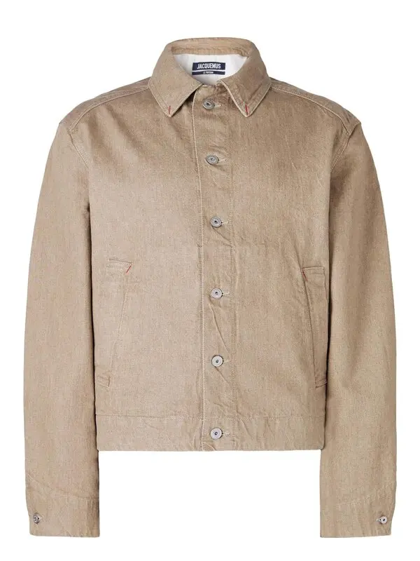 Jacquemus La Veste De-nîmes Mirada Denim Jacket - Neutrals