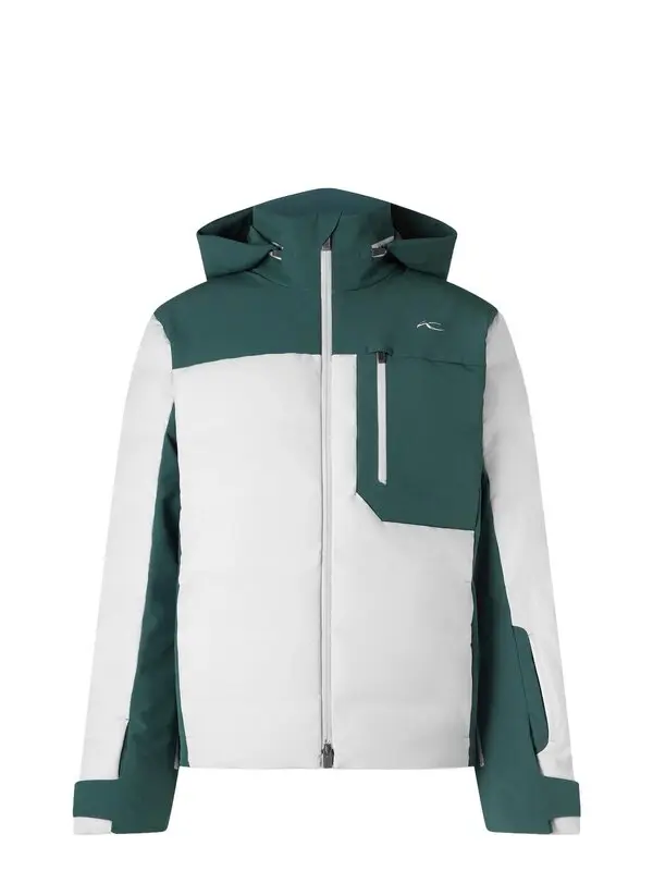Kjus Logo-appliquéd Padded Hooded Down Ski Jacket - White