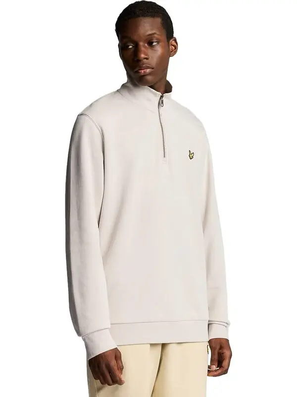 LYLE & SCOTT Loopback Quarter Zip Sweat - Cove