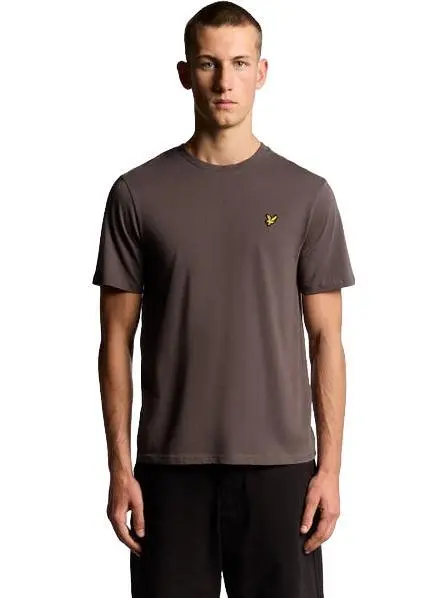 LYLE & SCOTT Crew Neck Short Sleeve T-shirt - Espresso