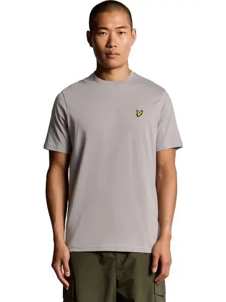 LYLE & SCOTT Crew Neck Short Sleeve T-shirt - Gull Grey