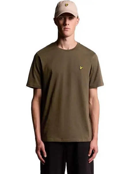 LYLE & SCOTT Crew Neck Short Sleeve T-shirt - Olive