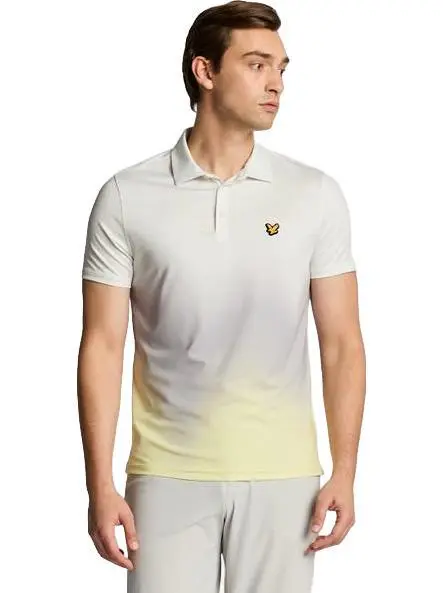 LYLE & SCOTT Gradient Polo Shirt - White