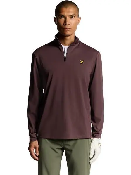 LYLE & SCOTT Golf Course Midlayer - Berry