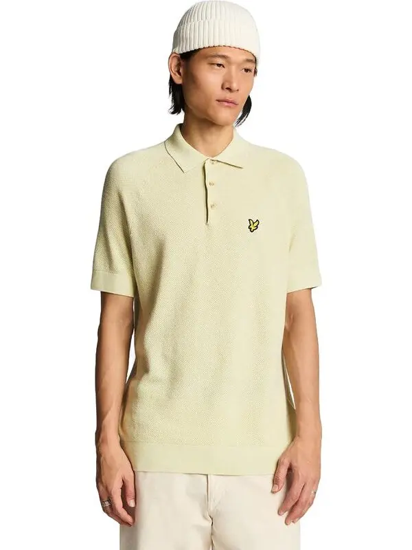 LYLE & SCOTT Linen Blend Knitted Polo - Luna