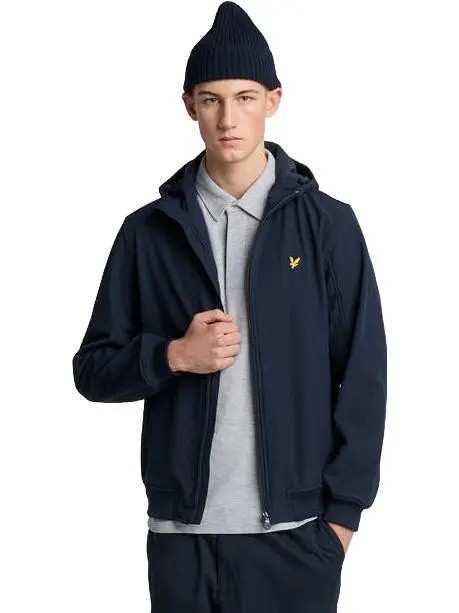 LYLE & SCOTT Fleece Back Softshell Jacket - Dark Navy