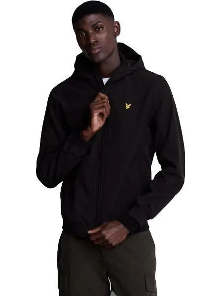 LYLE & SCOTT Fleece Back Softshell Jacket - Jet Black