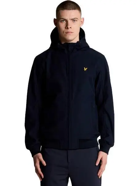 LYLE & SCOTT Mesh Back Long Sleeve Softshell Jacket - Dark Navy