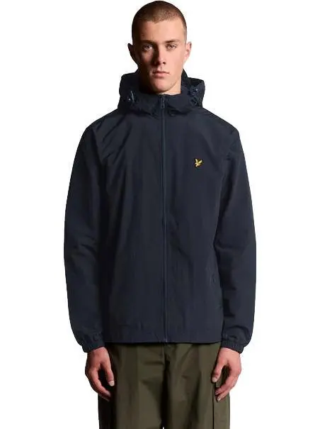 LYLE & SCOTT Zip Through Hooded Jacket - Dark Navy