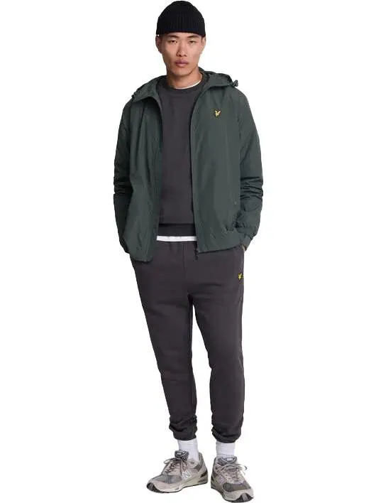 LYLE & SCOTT Zip Through Hooded Jacket - Gunmetal