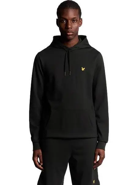 LYLE & SCOTT Fleece Long Sleeve Hoodie - Jet Black