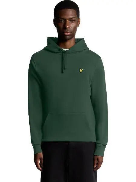LYLE & SCOTT Long Sleeve Pullover Hoodie - Dark Green