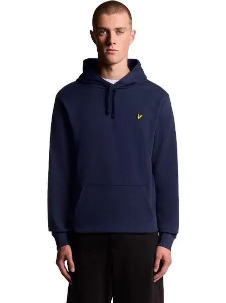 LYLE & SCOTT Long Sleeve Pullover Hoodie - Navy