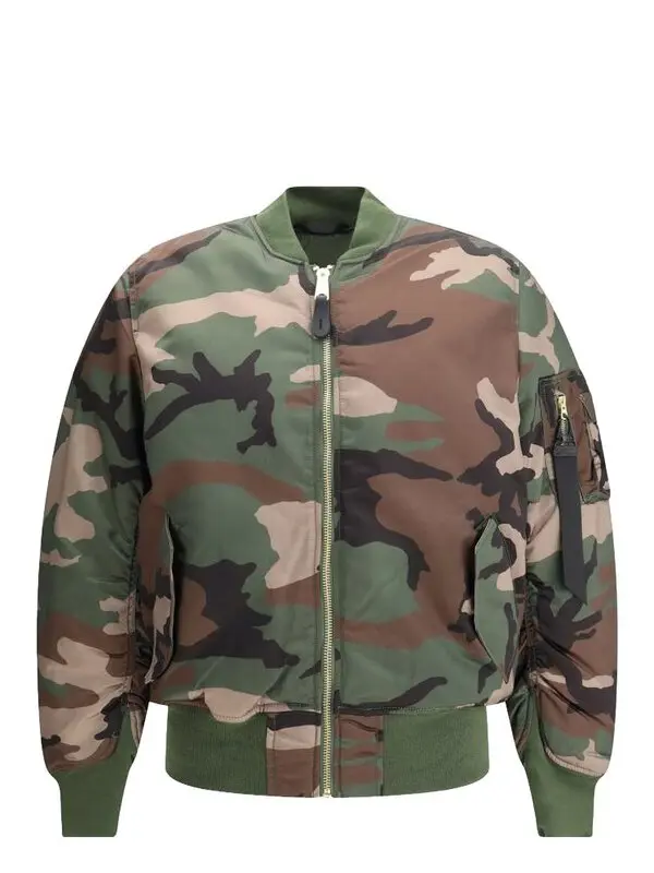 Alpha Industries Ma-1 Base Camo Flight Bomber - Multicolour