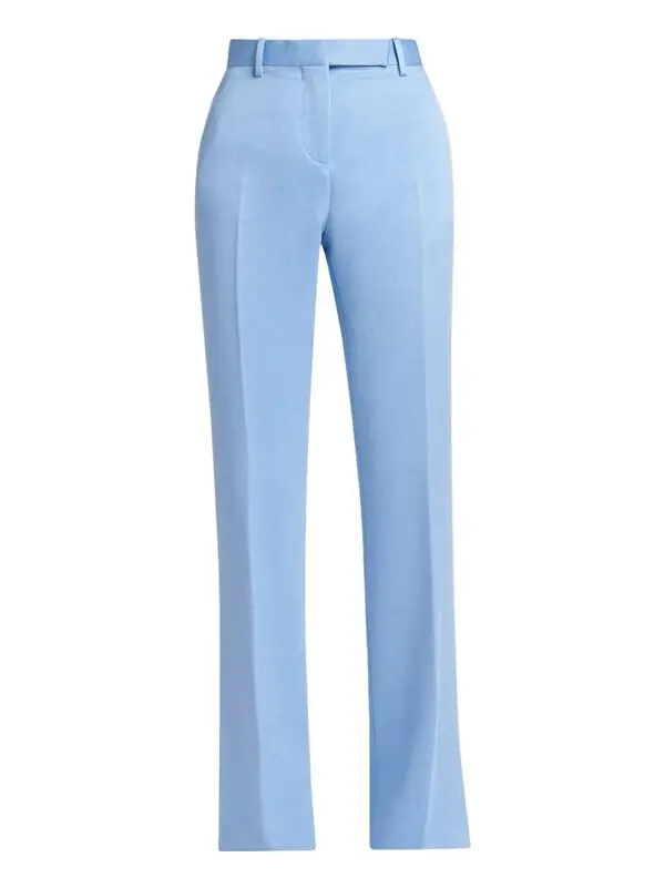 TOM FORD Cotton Velvet Straight-leg Pants - Mineral Blue