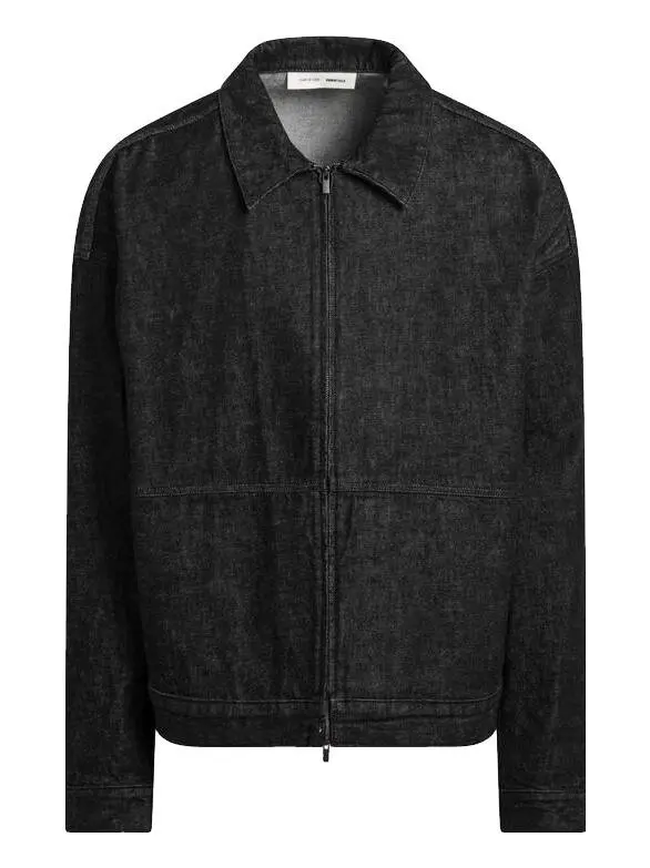 Fear Of God Denim Zip Shirt Jacket - Black