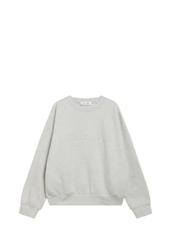 Fear Of God Logo Crewneck Sweatshirt - Brown