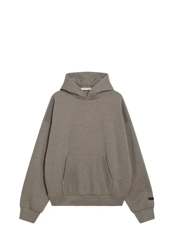 Fear Of God Mélange Hoodie With Logo Print - Grey