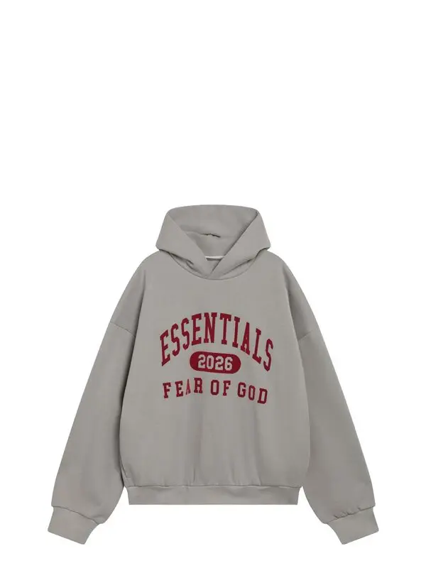 Fear Of God Logo Print Sweatshirt - Grey