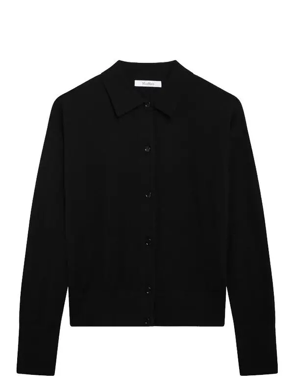 Max Mara Wool-blend Cardigan - Black