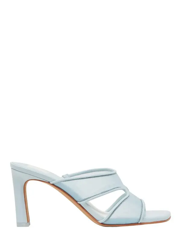 DOLCEVITA Gitel Heeled Sandals - Ice Blue Mesh