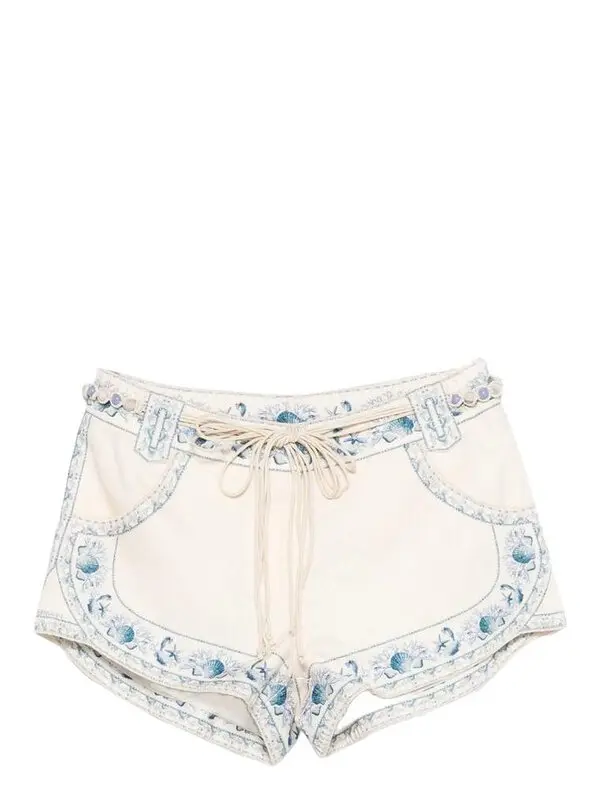 Zimmermann Floral Print Shorts - Multicolor