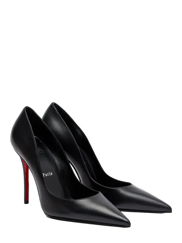 CHRISTIAN LOUBOUTIN Miss Z 100 Leather Pumps - Black