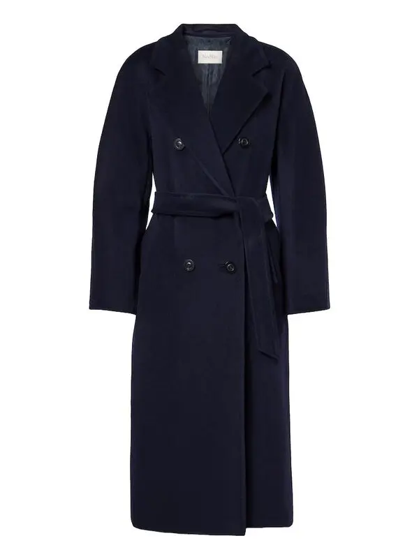 Max Mara 101801 Icon Wool And Cashmere Coat - Black