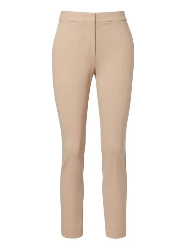 Max Mara Pegno Cropped Slim Pants - Beige