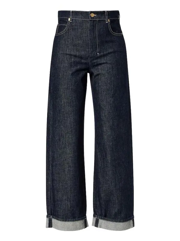 Max Mara Chiara Wide-leg Jeans - Blue