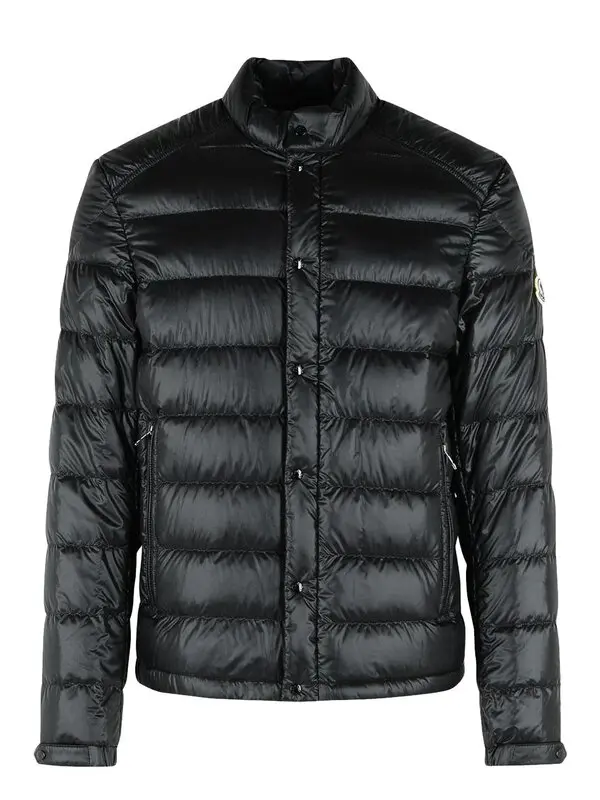 Moncler Selves' Short Down Jacket - Black