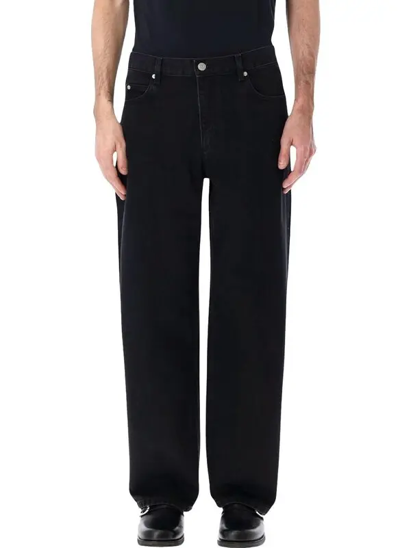 Isabel Marant Jorje Wide Leg Jeans - Faded Black