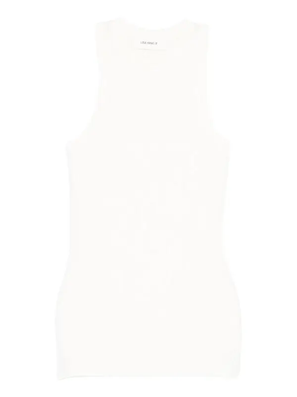LISA YANG Amya Cotton And Cashmere Top - White