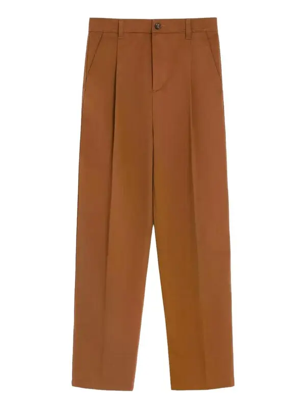 Valentino Garavani Cotton Trousers - Brown