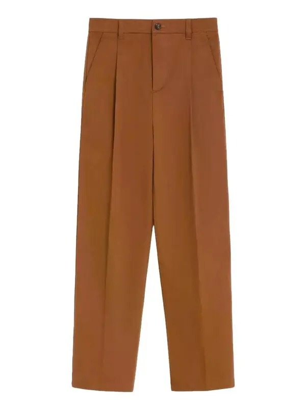 Valentino Garavani Cotton Chino Trousers - Brown