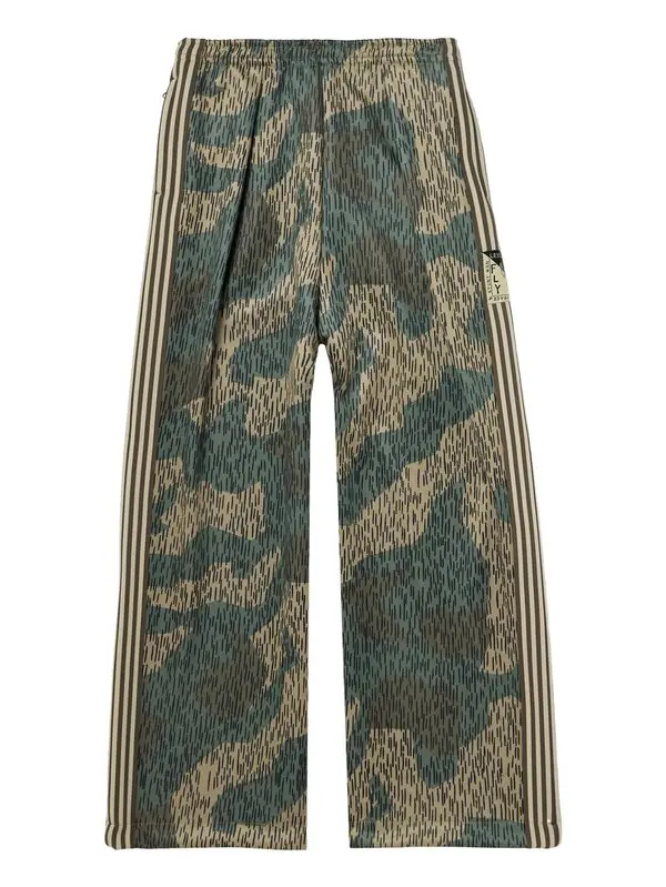 Kapital Camouflage-print Cotton-jersey Sweatpants - Blue