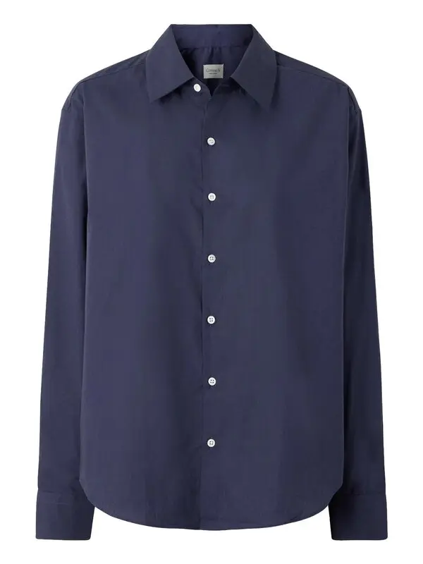 Comme Si Cotton-poplin Shirt - Blue